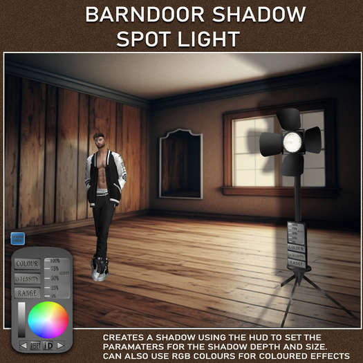 Second Life Marketplace - Barndoor shadow spot light